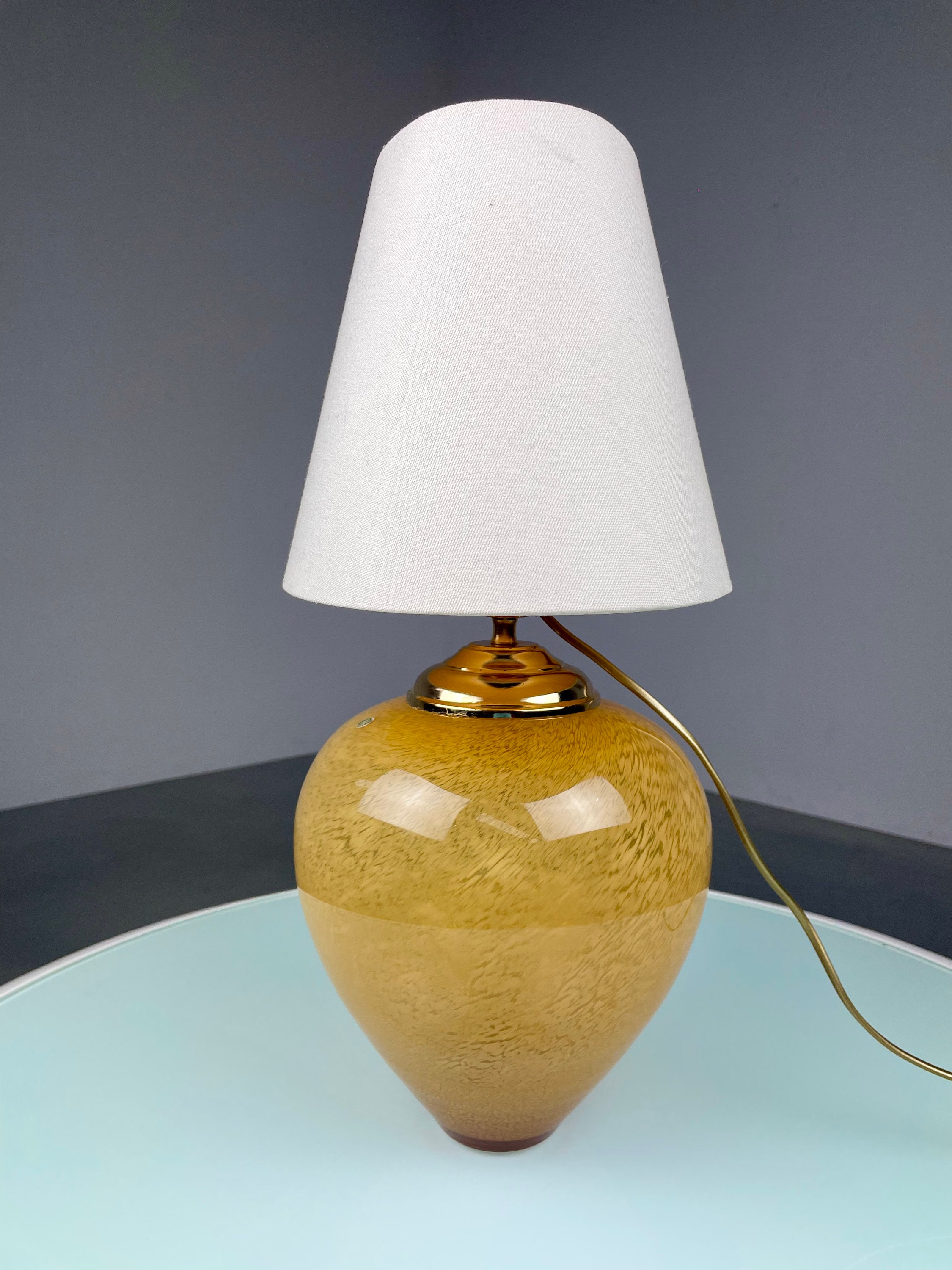 Cristallo Al Piombo 24 Lamp - Vintage 1970s Italy Glass Table Light ...
