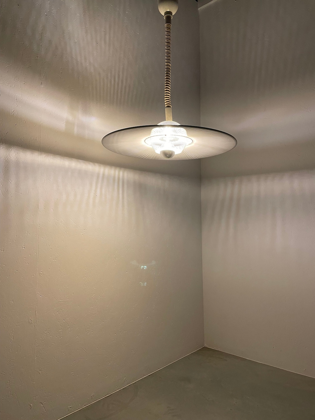 Vintage Modern 1980 Hanging Lamp - Scandinavian Design Lamp - White ...