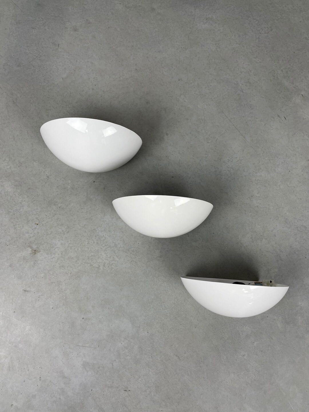Vintage Happylight Metal Wall Light Set of 3 - Minimalistic Modern 80's ...