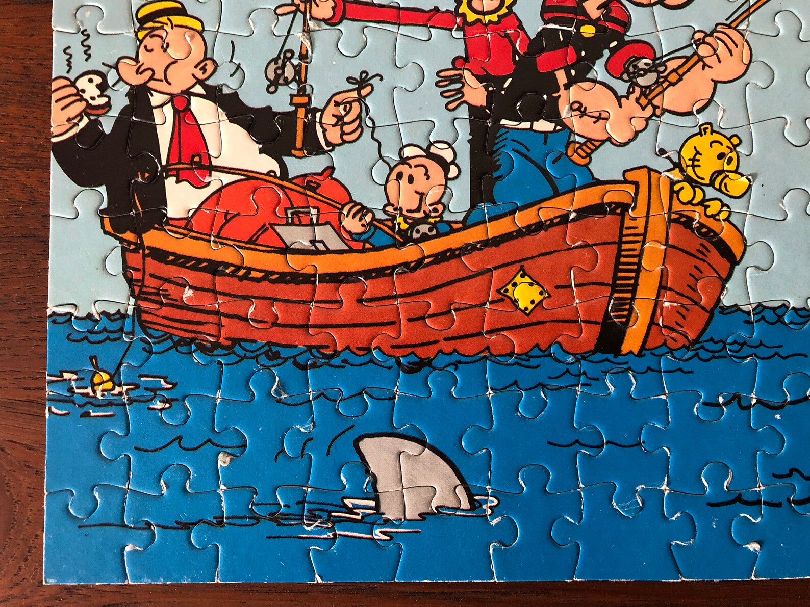 Vintage Puzzle Popeye the sailorman 140 Pieces Jig Saw | Etsy
