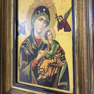 S. Maria De Perpetuo Succursu - Vintage Wall Decoration - Religious ...