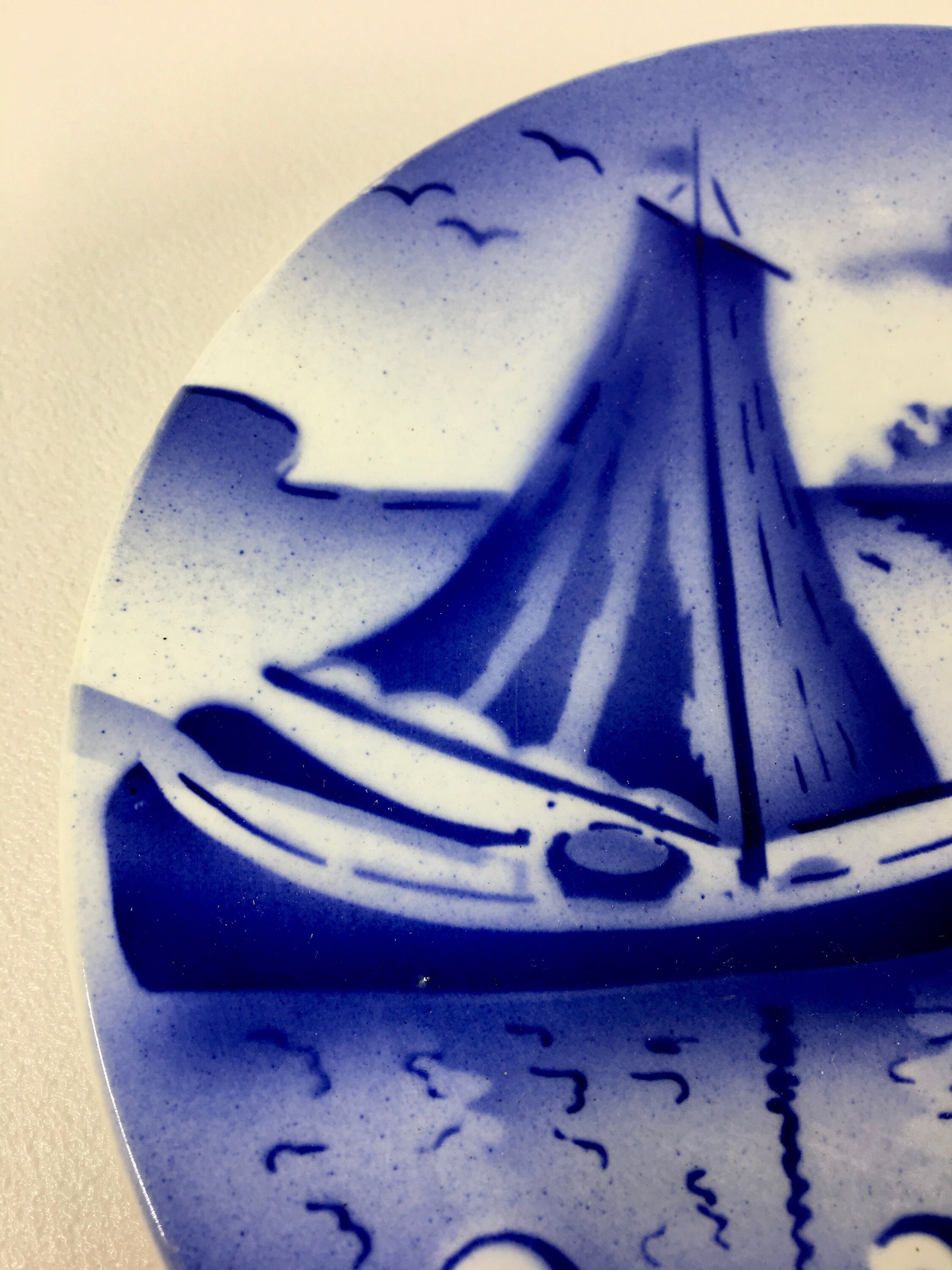 Vintage Dutch Plate Hollands 1800 Scene Delfts Blauw Wall - Etsy