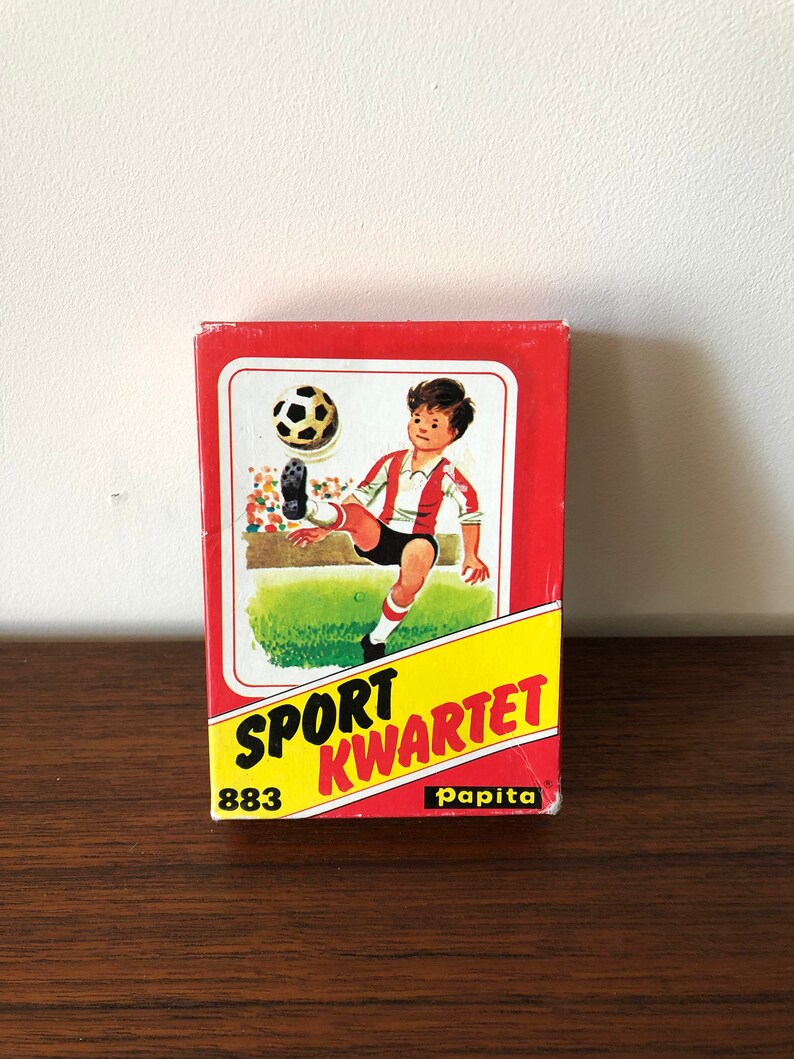 Vintage Card Game Quartet Sport Edition From Papita | Etsy