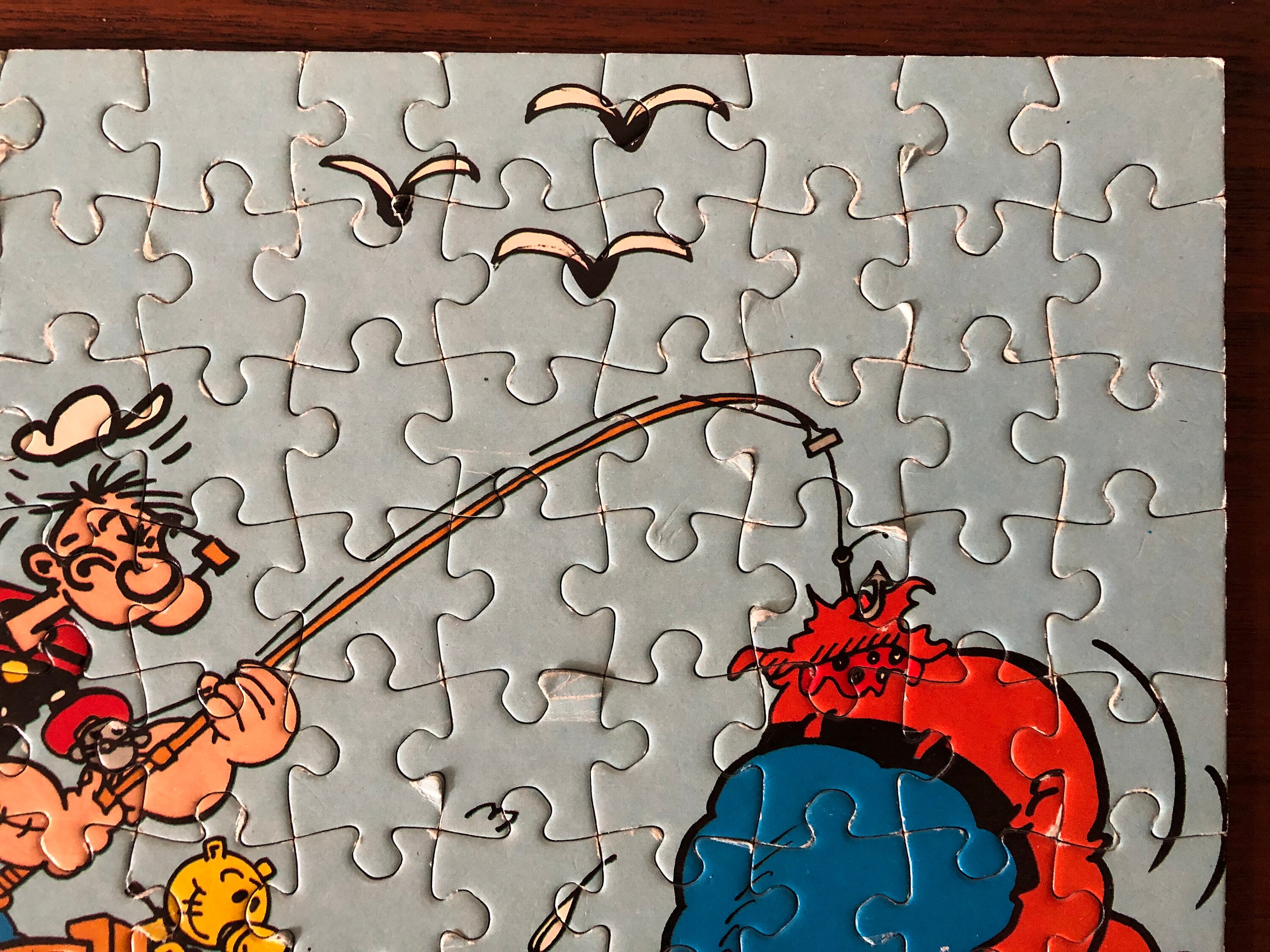 Vintage Puzzle Popeye the sailorman 140 Pieces Jig Saw | Etsy