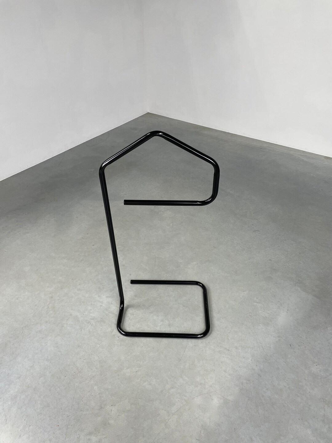 Modern Dressboy Made of Black Tubular Metal - Postmodern Design Clothes ...