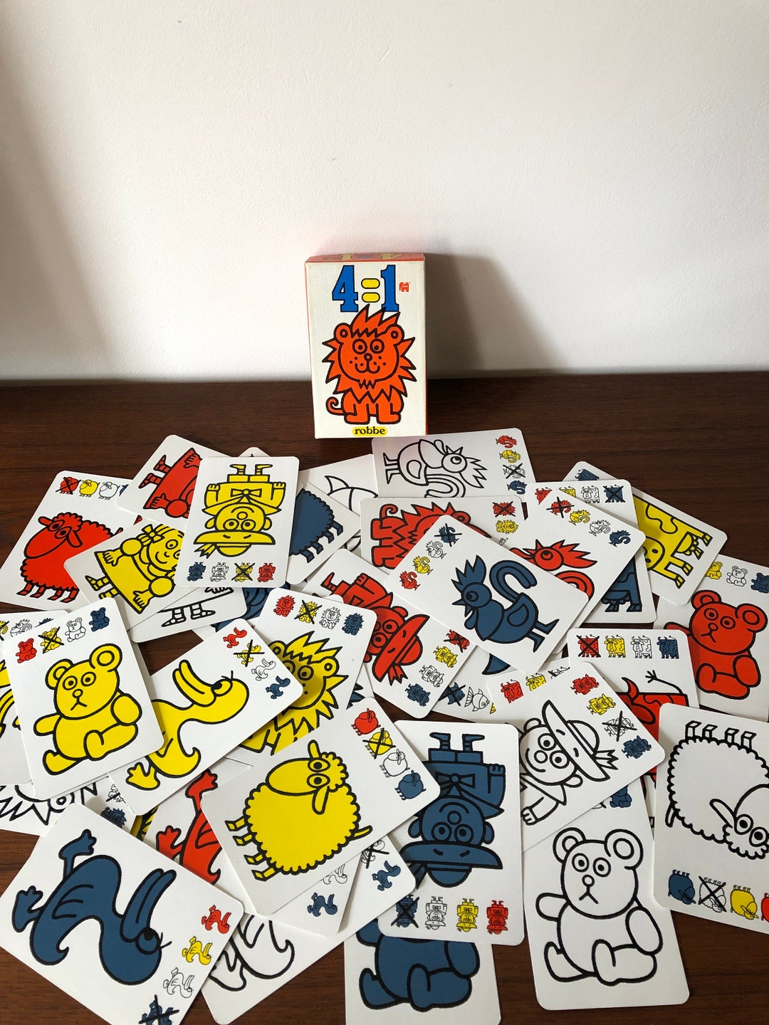 Vintage Card Game Quartet ~ for Toddlers ~ From Jumbo - Etsy