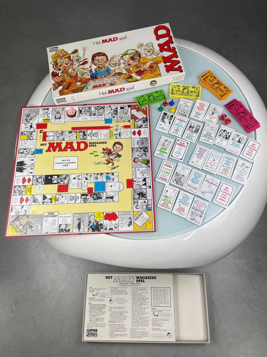 Vintage 1982 MAD Board Game - Dutch Edition - Parker Brothers Beverly ...