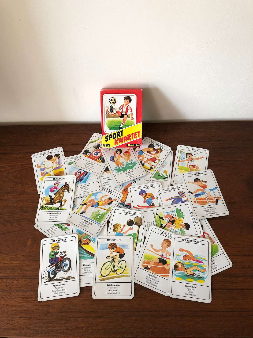 Vintage Card Game Quartet ~ Sport Edition ~ From Papita - Etsy