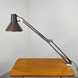 Vintage 70s Architects Lamp Massive Clamp Lamp Industrial Swing Arm ...