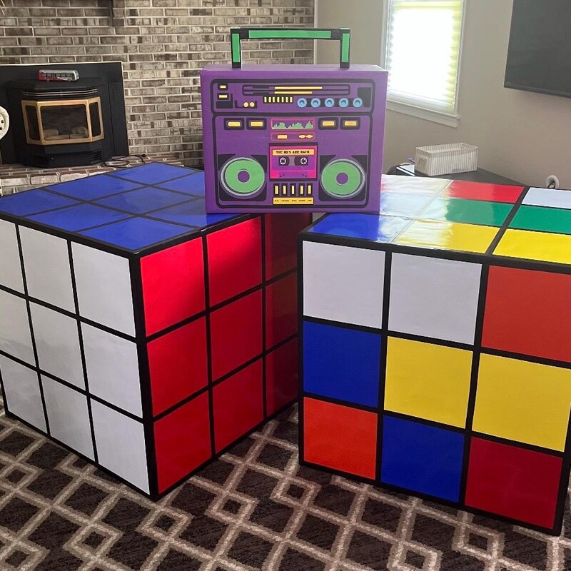 Rubiks Cube Costume - Etsy