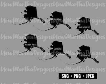 Juneau Alaska Svg - Etsy