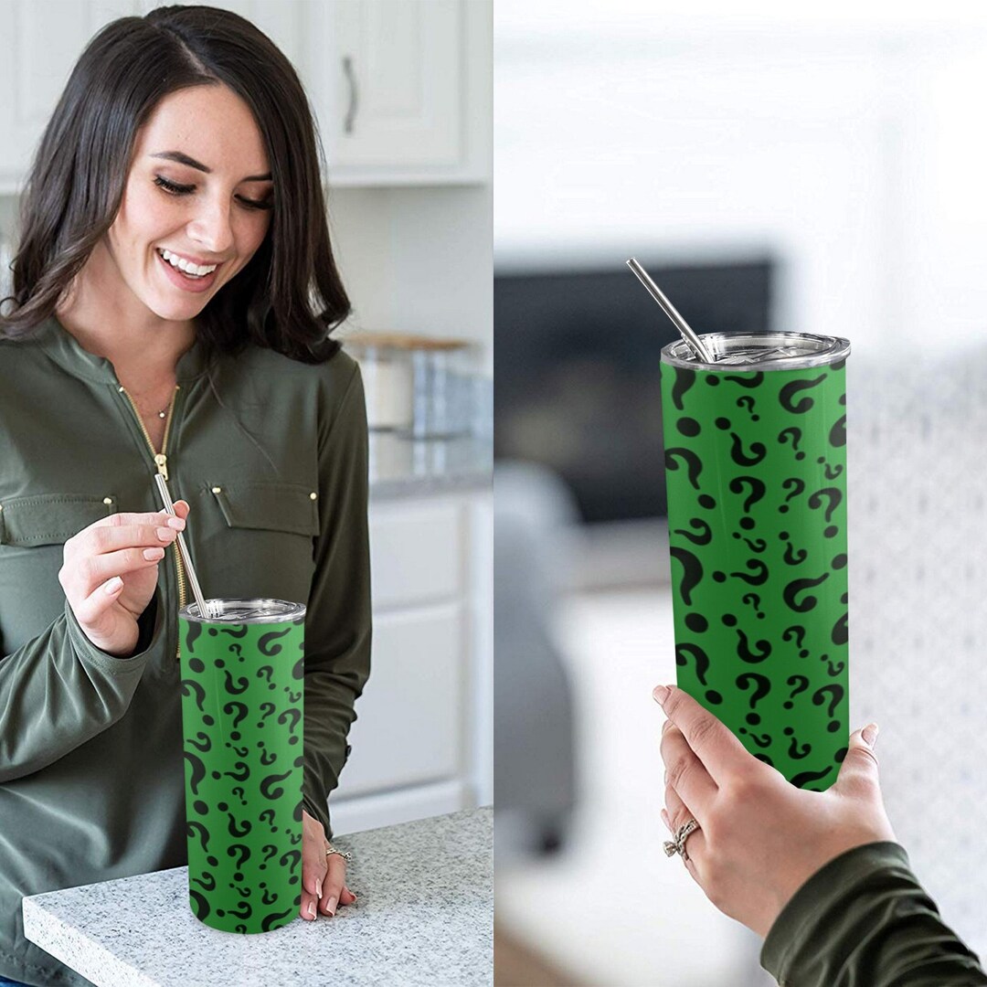 Riddler Riddles Green Questions 20oz Tall Skinny Stainless - Etsy