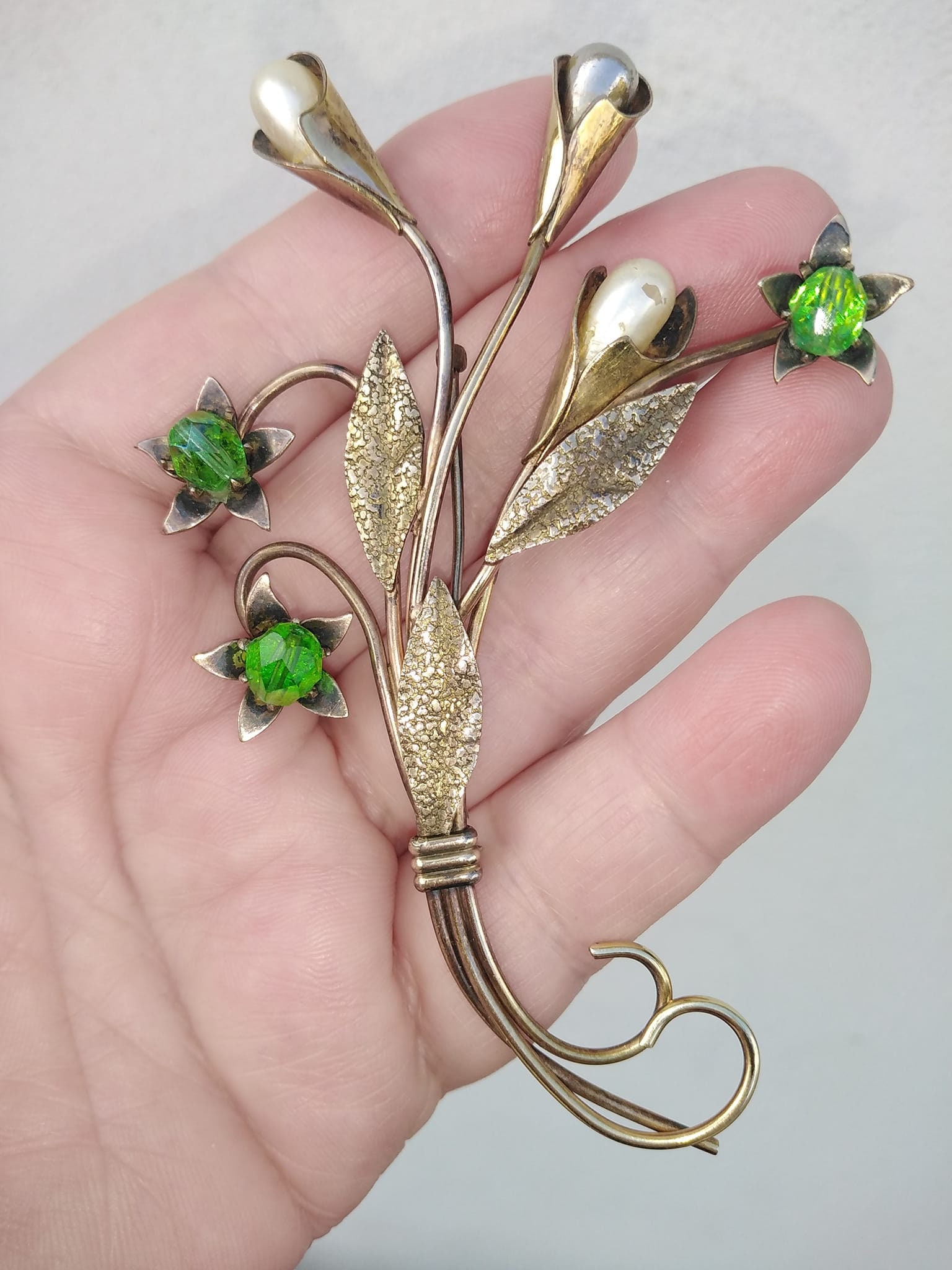 White & Co Big Brooch - 1920 USA - Etsy
