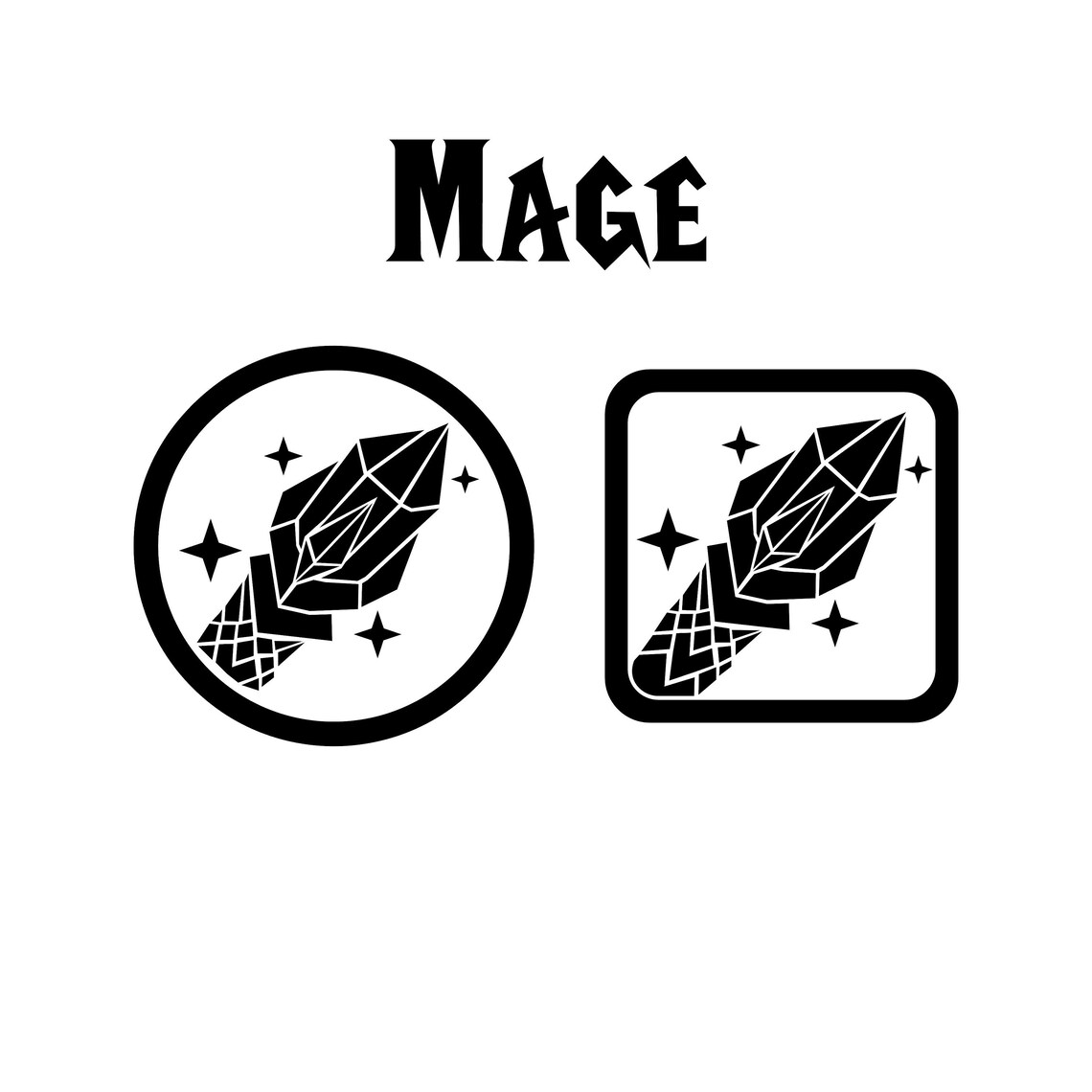 Mage Class Symbol Vinyl Decal World of Warcraft Car | Etsy