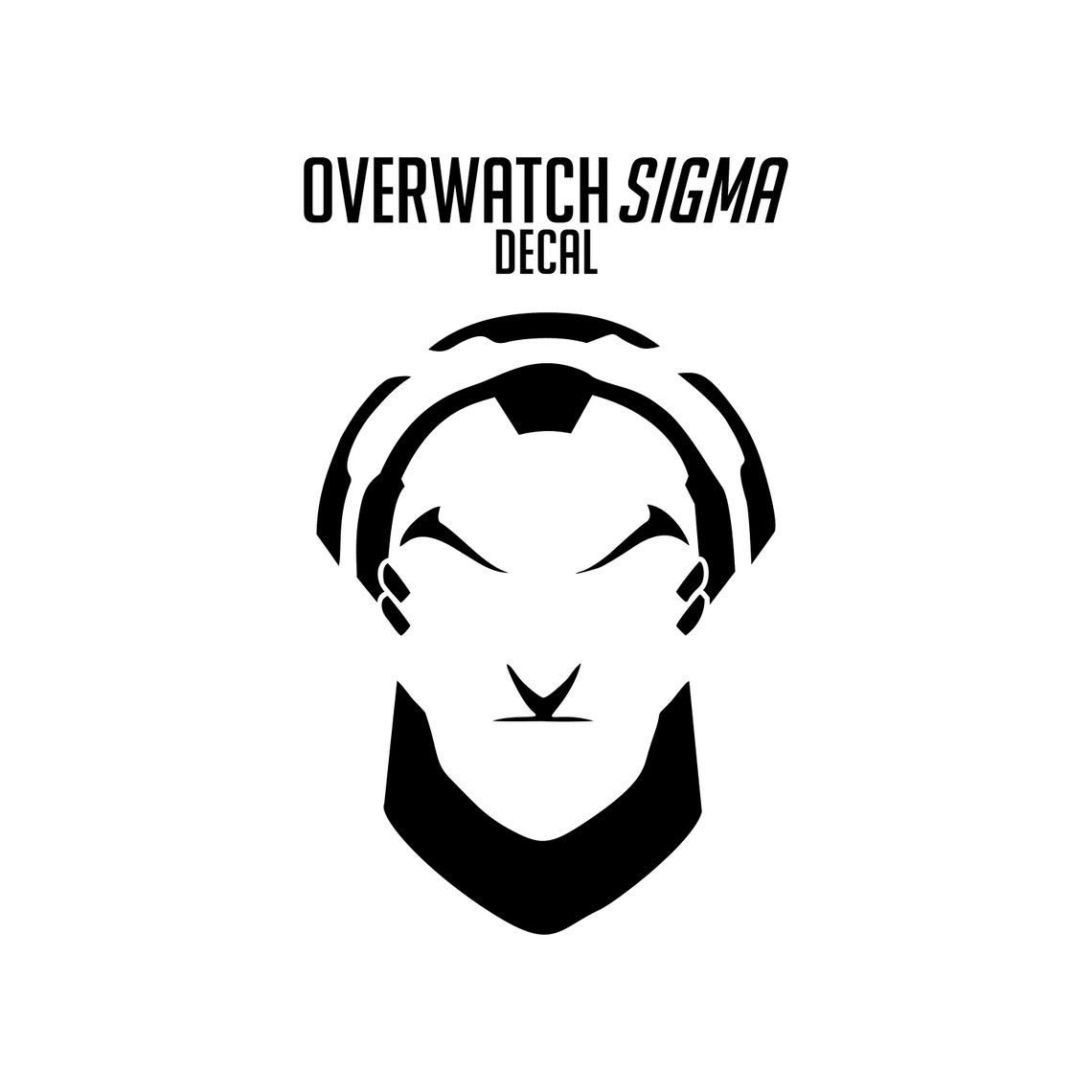 Sigma Overwatch Decal Vinyl Sticker Laptop Decal Car | Etsy