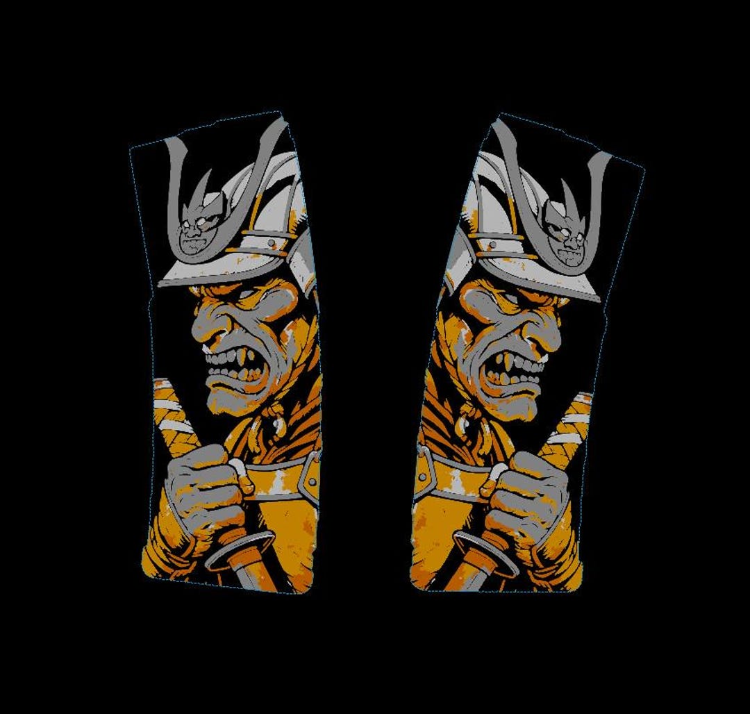 Samurai Warrior PMAG Wrap | Fiber Laser Engraving File | Tactical AR-15 ...