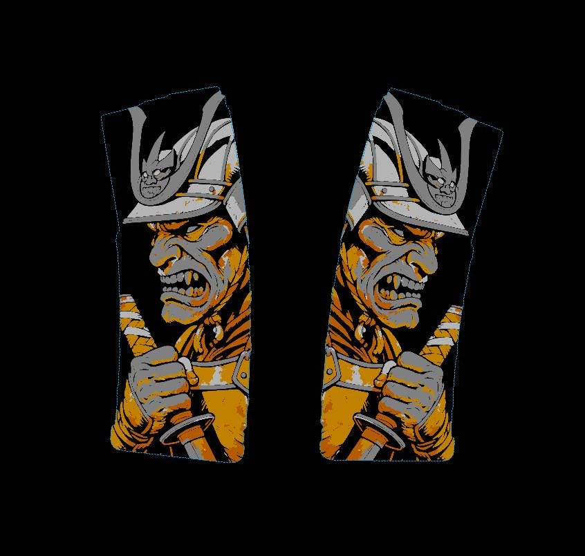Samurai Warrior PMAG Wrap | Fiber Laser Engraving File | Tactical AR-15 ...