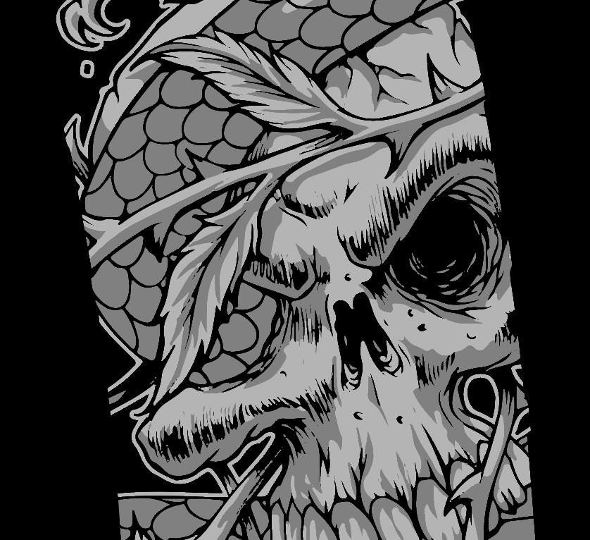 Death Coil PMAG Design – Lightburn File – Digital Download for Laser ...