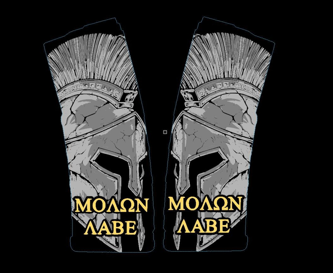 Molon Labe Spartan PMAG Design | Color-layer Lightburn File | Spartan ...