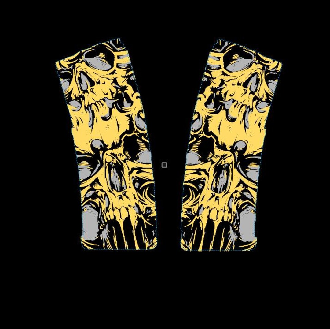 Full Skull PMAG Lightburn File | Laser Engraving Digital Download ...