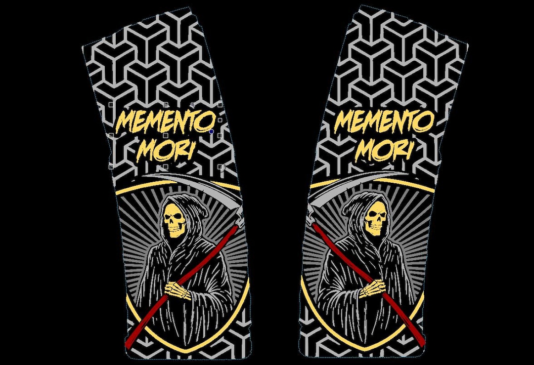 Memento Mori PMAG Engraving Design | Lightburn File | Grim Reaper ...