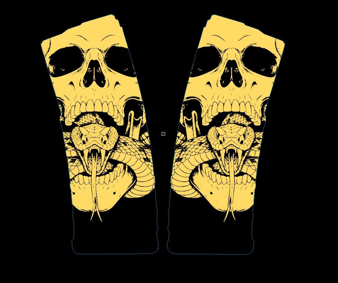 Venom Within PMAG Engraving Design | Lightburn File | Skull and Serpent ...