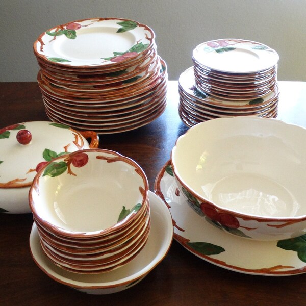 Franciscan Apple Dinnerware - Etsy