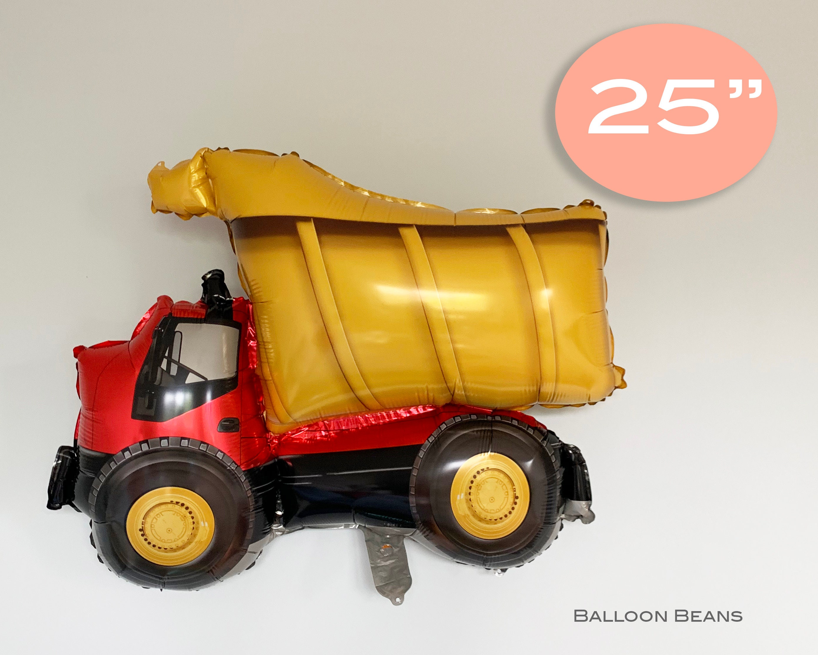 Construction Dump Truck Balloons 25 kids birthday | Etsy