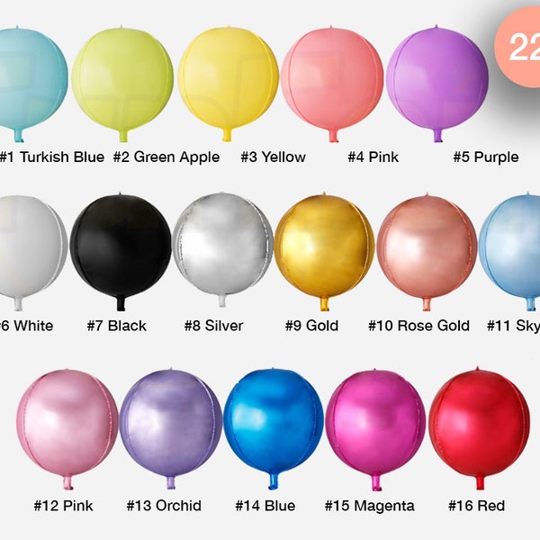 Metallic Balloons - Etsy