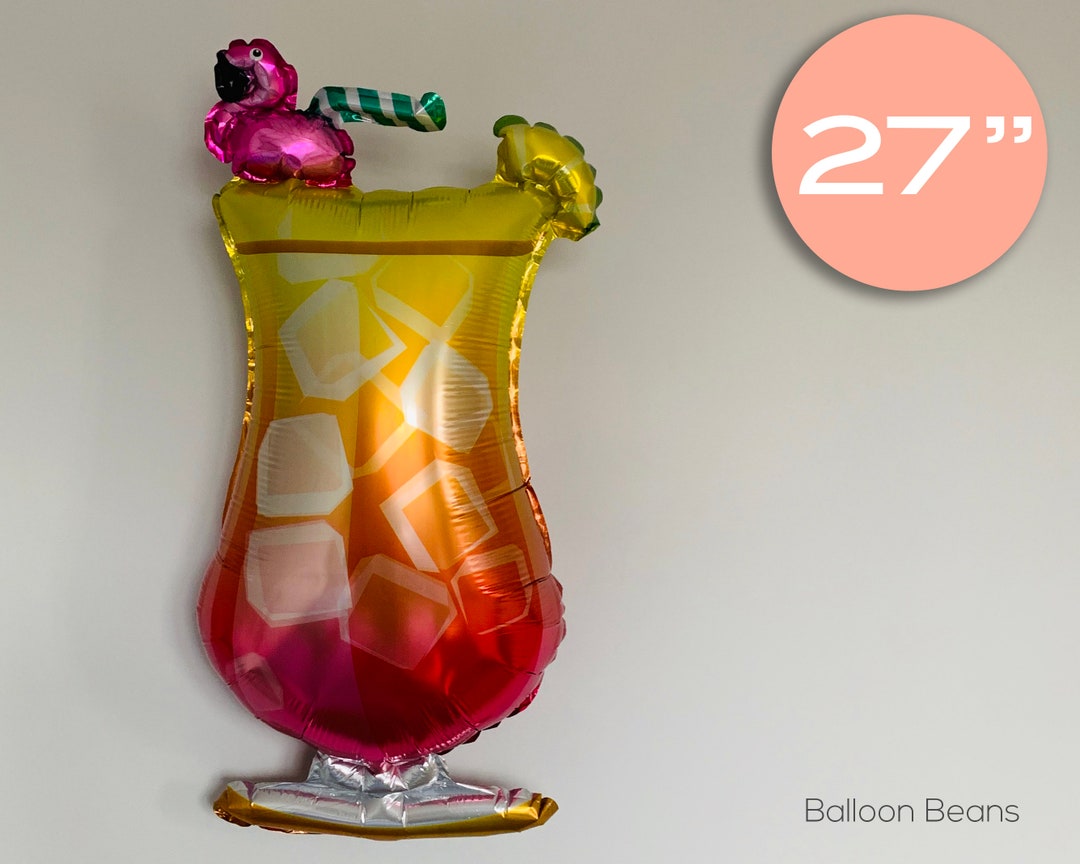 Cocktail Balloon | 27", Long Island, Beach, Mixed Drink, Alcohol - Etsy