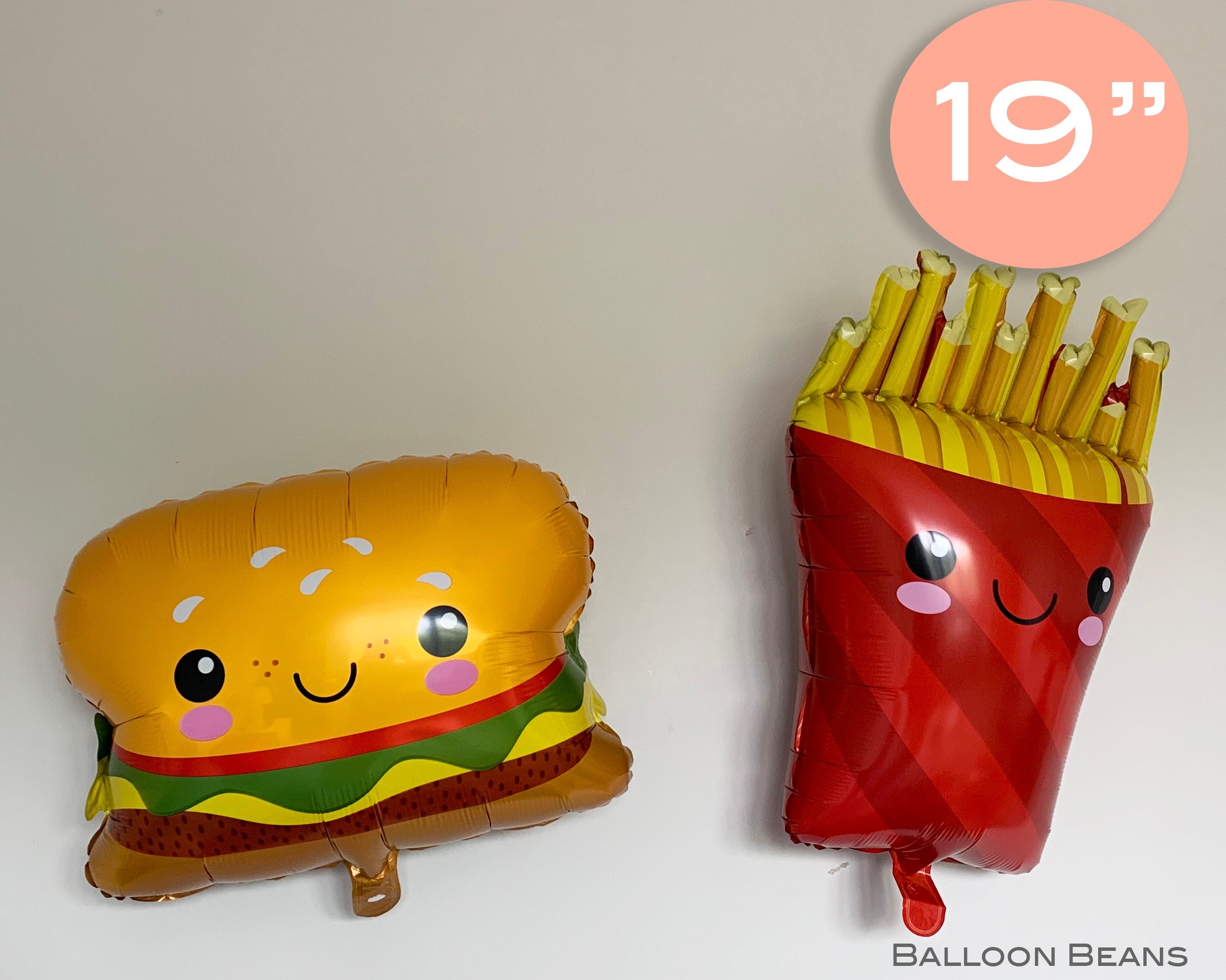 Fast Food Balloons 19 French Fries Burger McDonalds | Etsy