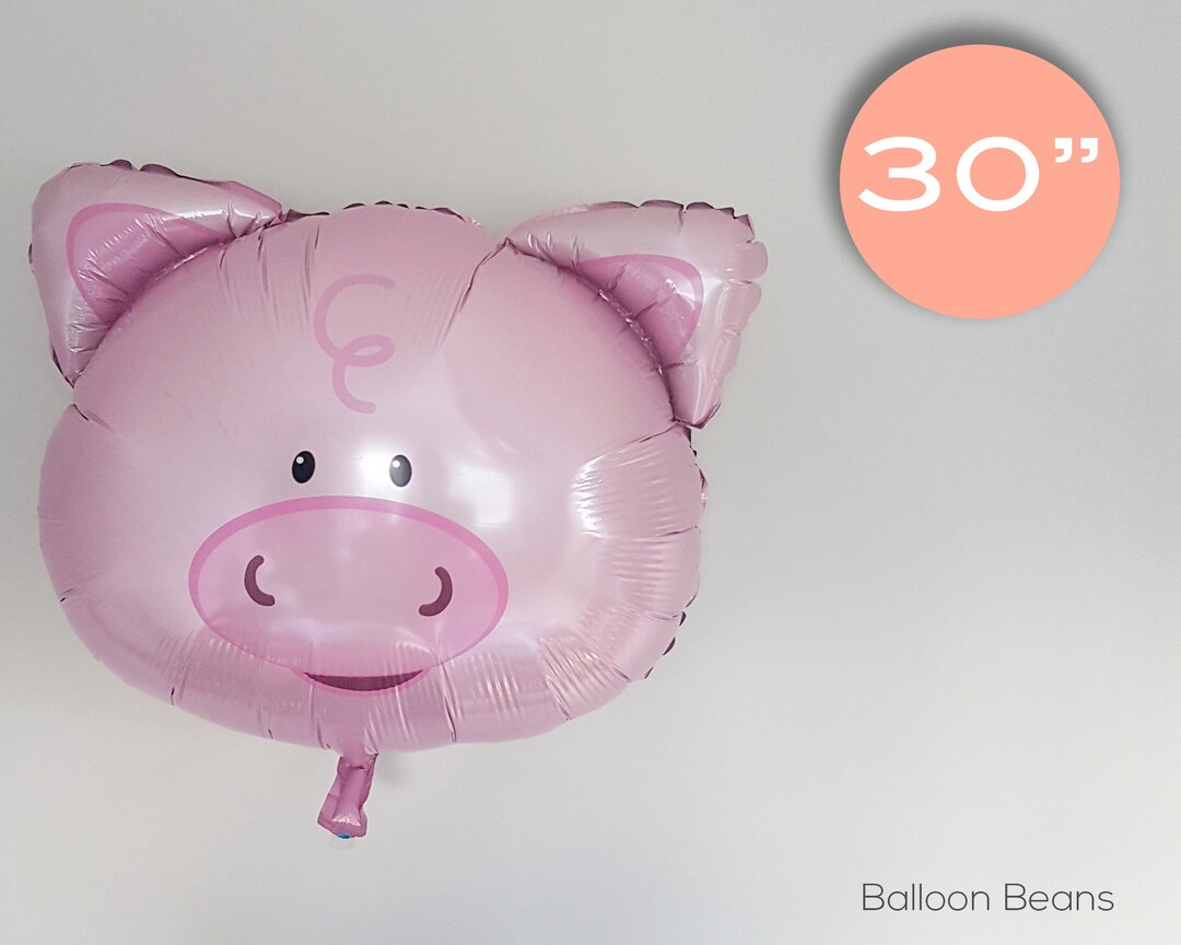 Piggy Balloon | 30", Celebration, Baby, Shower, New Born, Farm - Etsy