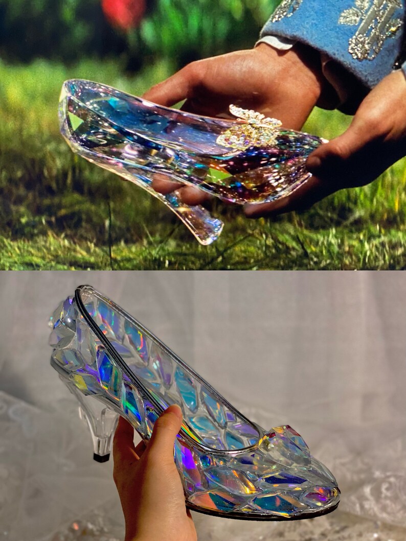 NEW Cinderella Crystal Glass Slipper Disney Princess Wedding - Etsy