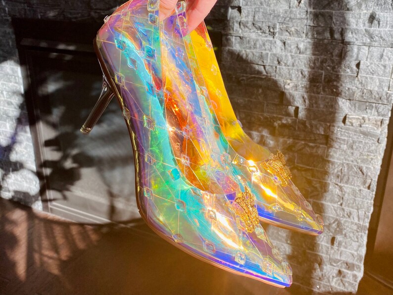 Stunning Cinderella Crystal Shoes High Heel Fairytale Wedding - Etsy