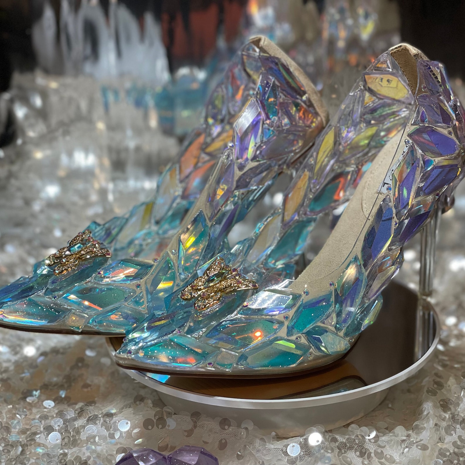 Customize Colour Wedding Cinderella Glass Slippers - Etsy