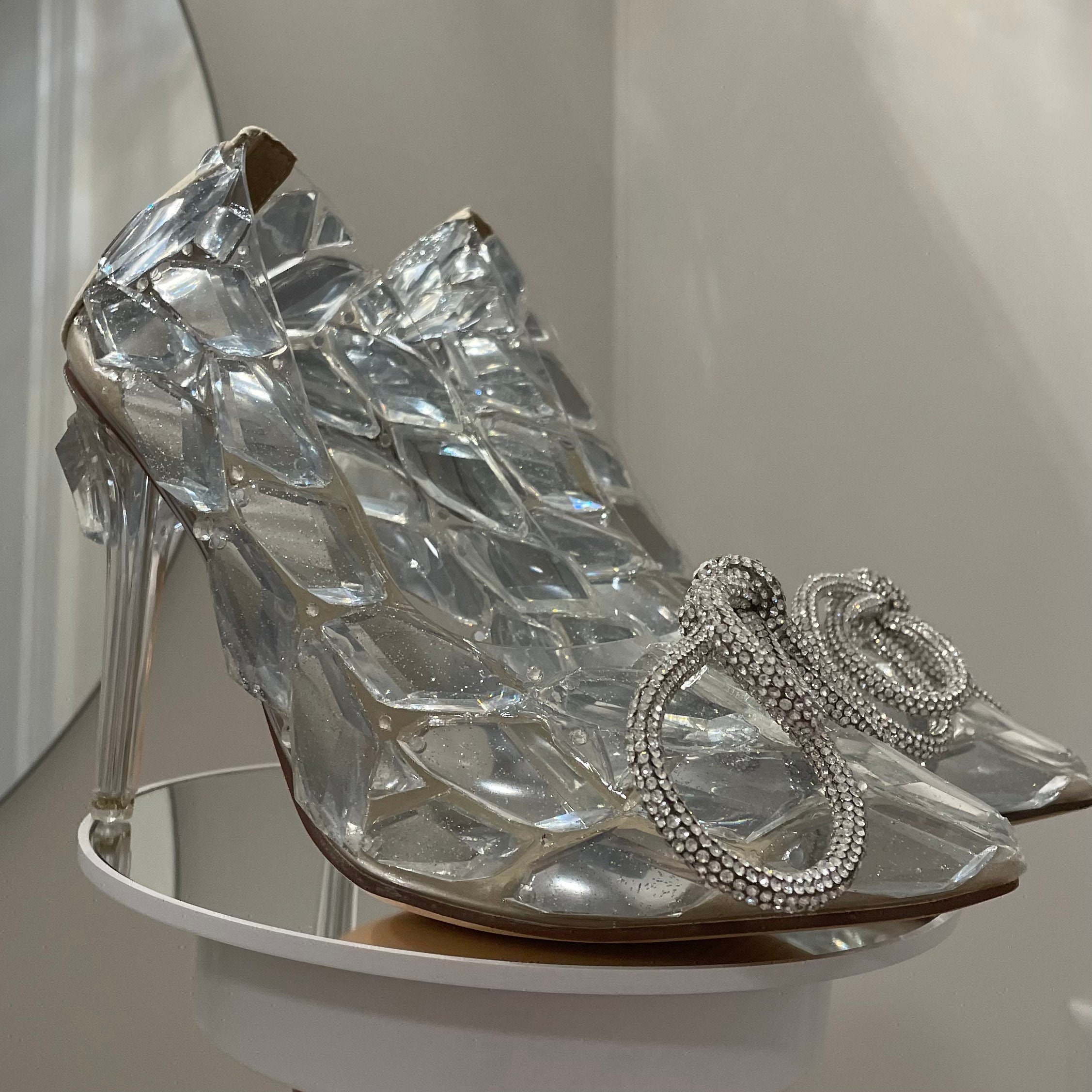 People Wearing Real Glass Slippers