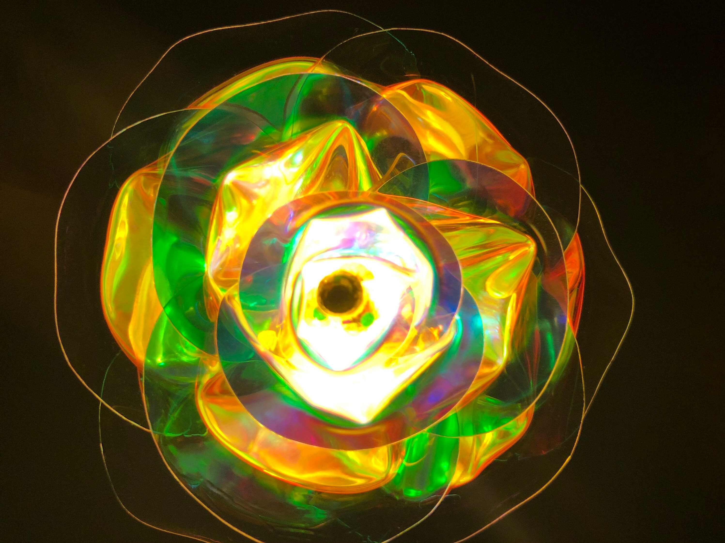 Galaxy Rainbow Rose Night Light Warm Light Stand Romantic | Etsy