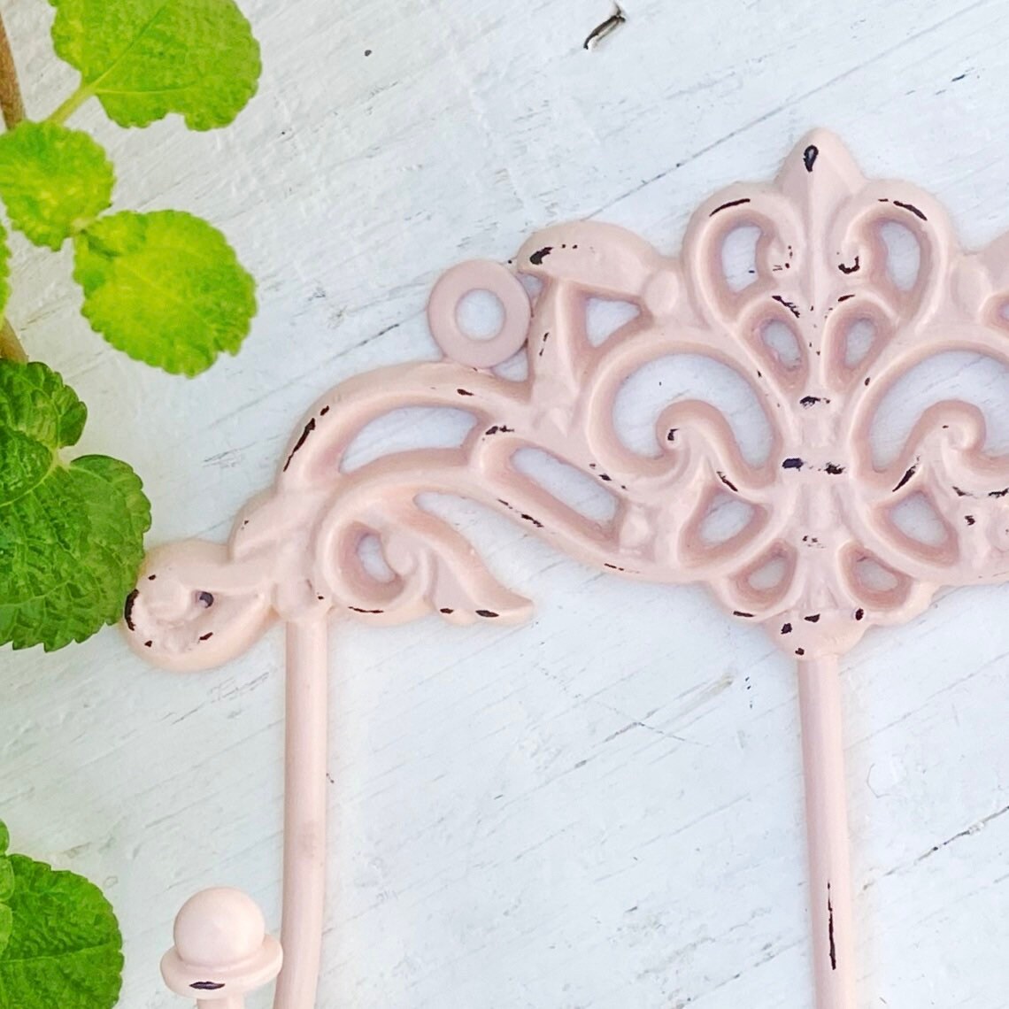 Shabby Chic Wall Hook Pink Wall Hook Nursery room Wall Hook | Etsy