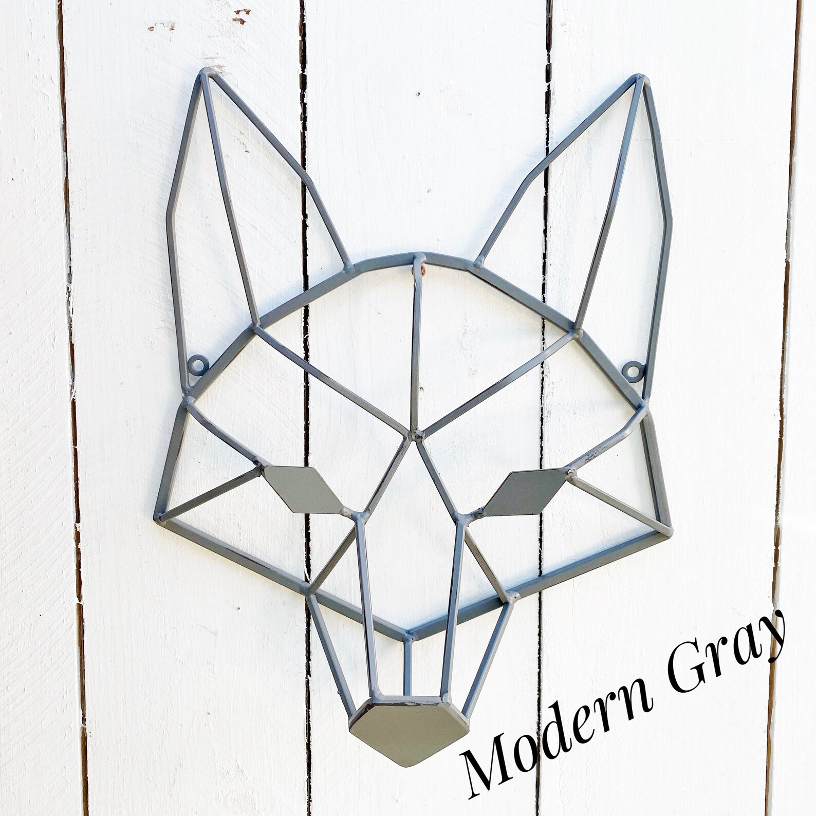 Metal Fox Wall Dècor/ Fox Head/ Iron Fox Head/ Geometric Fox - Etsy India
