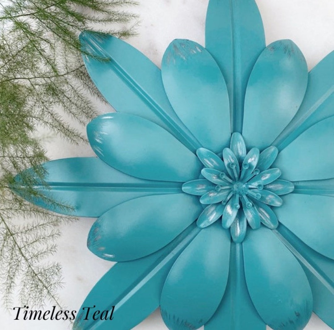 Galvanized Metal Flower, Wedding Decor, Baby Shower Decor, Boho Style ...