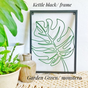 Metal Monstera Wall Decor, Metal Wall Decor, Plant Decor, Boho Decor ...