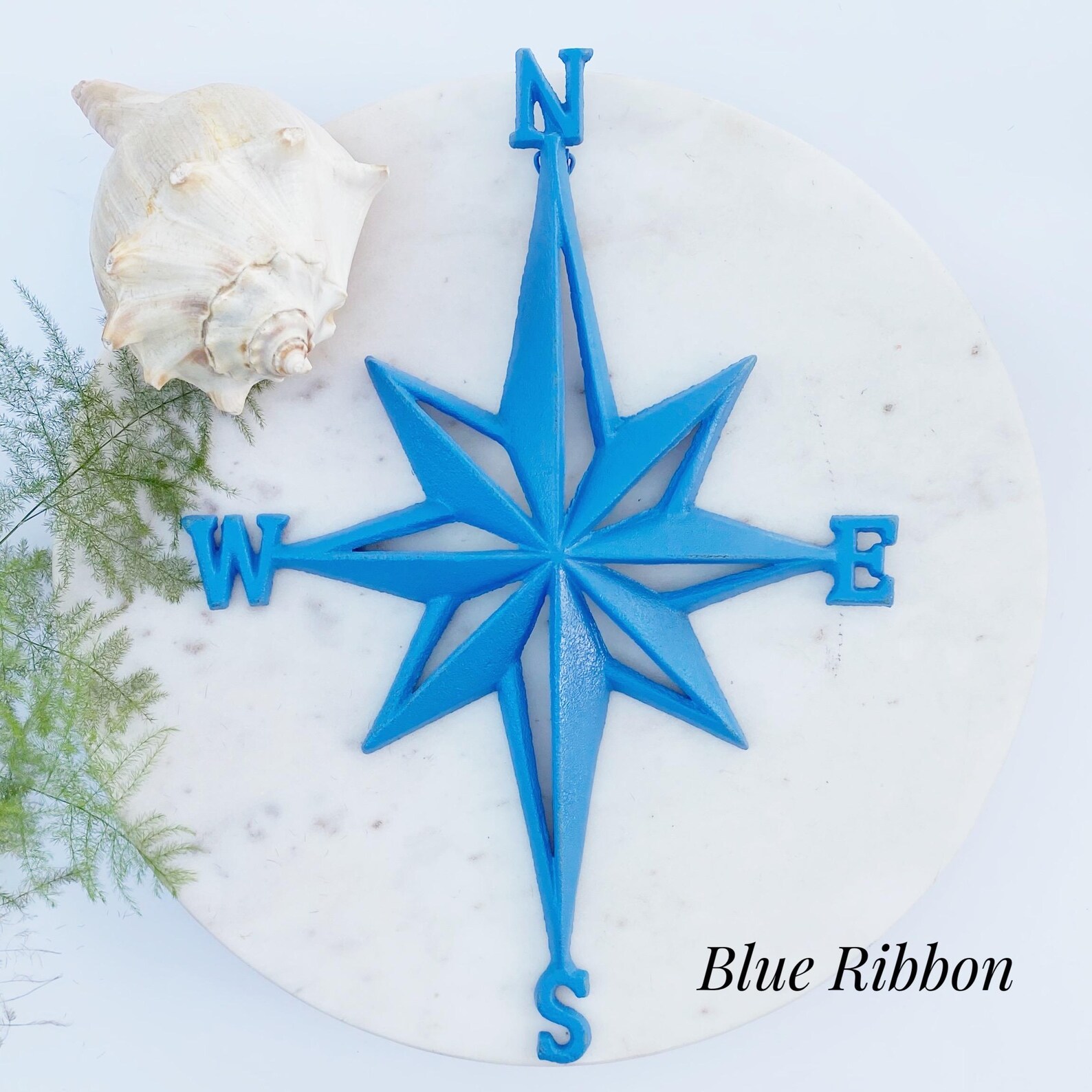 Metal Star Compass: Nautical Wall Decor, Beach House Coastal Accent - Etsy