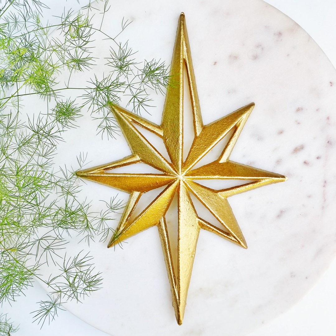 Gold Metal Starburst: Mid Century Modern Wall Decor - Etsy