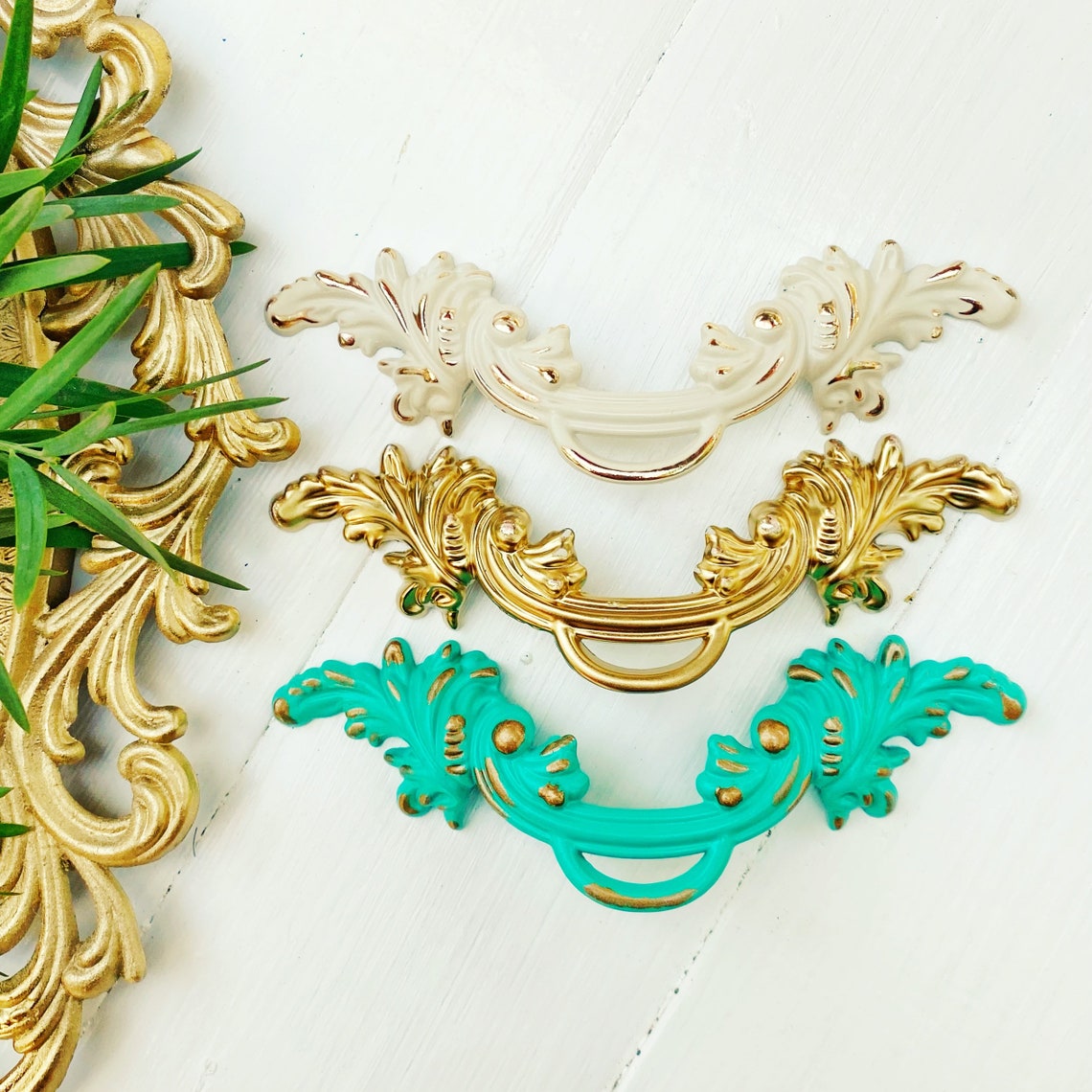 Shabby Chic Pulls French Pulls 2.5centers French Country - Etsy