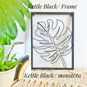 Metal Monstera Wall Decor, Metal Wall Decor, Plant Decor, Boho Decor ...
