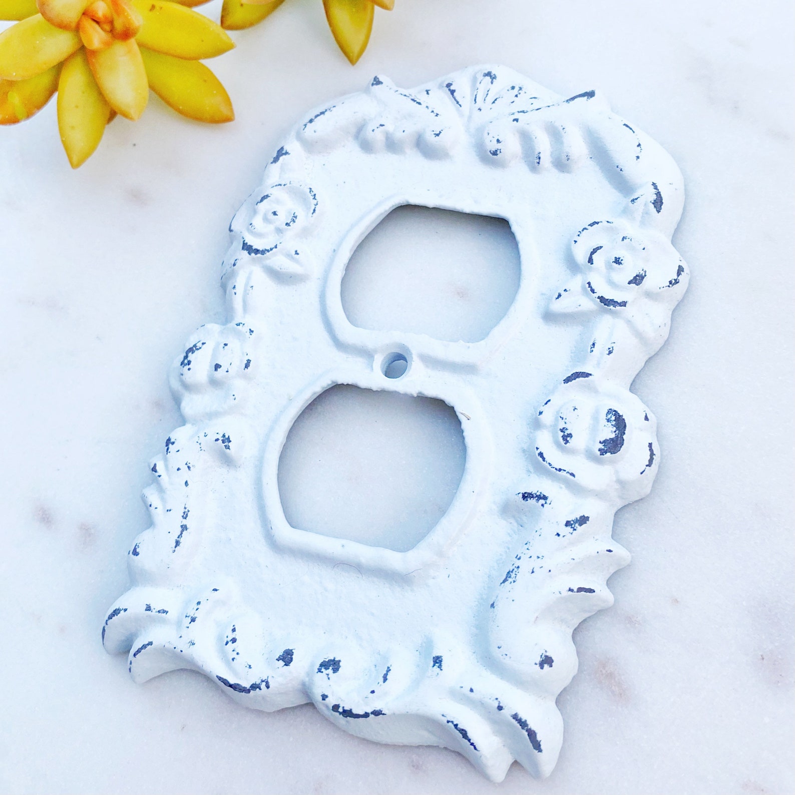 Outlet Plate Decorative Outlet Plate Shabby Chic Outlet | Etsy