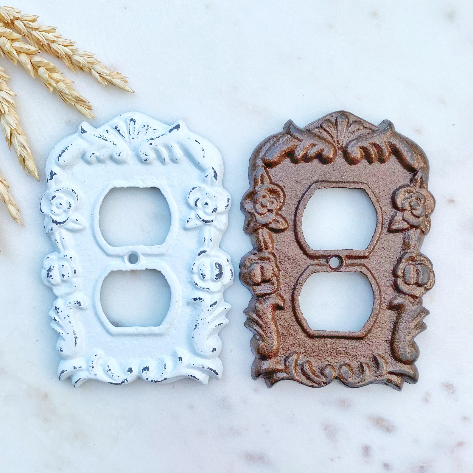 Outlet Plate Decorative Outlet Plate Shabby Chic Outlet - Etsy