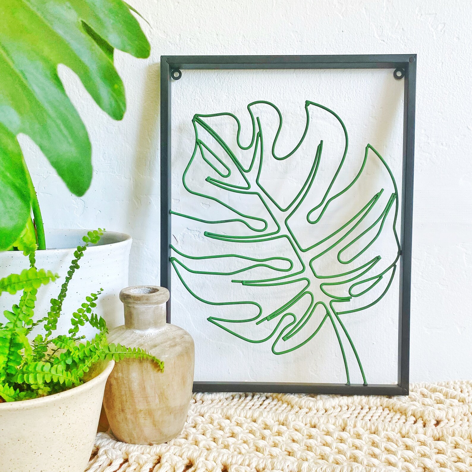 Metal Monstera Wall Decor Metal Wall Decor Plant Decor Boho - Etsy