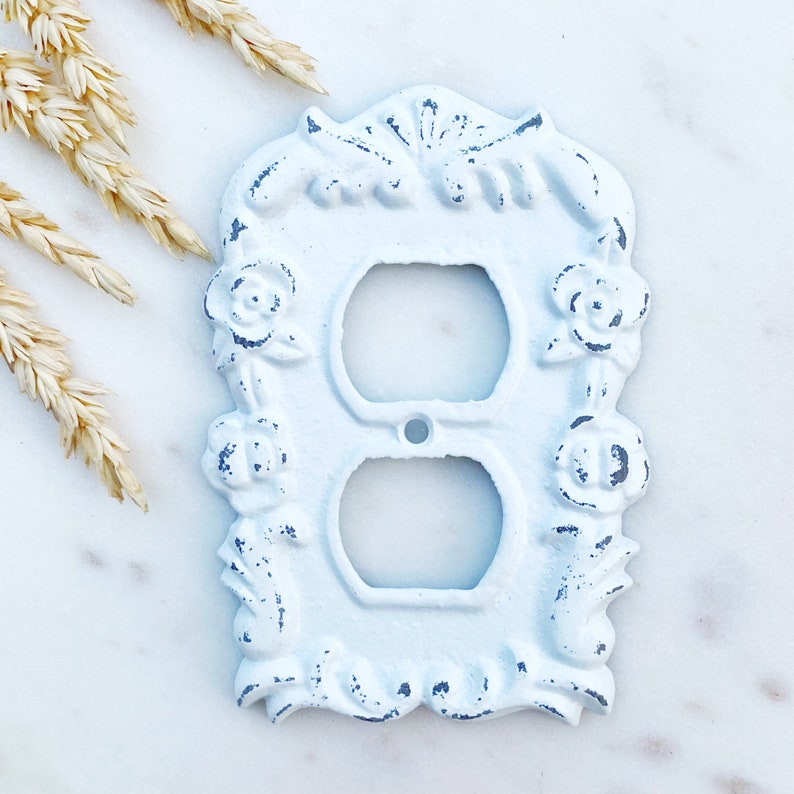 Outlet Plate Decorative Outlet Plate Shabby Chic Outlet - Etsy