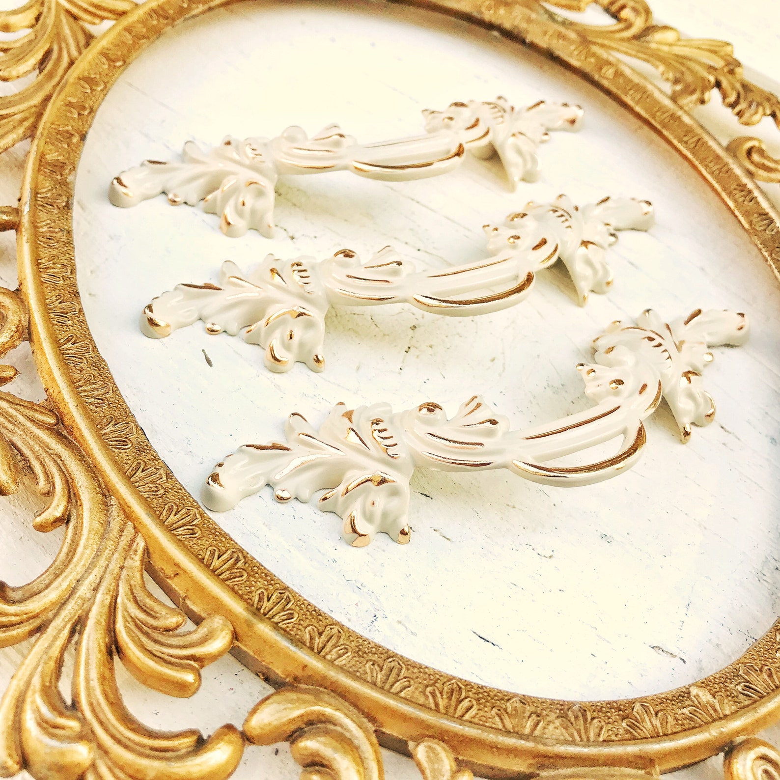 Shabby Chic Pulls French Pulls 2.5 Centers French Country | Etsy